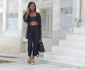 65 Beautiful Black Culottes Outfit Ideas To Try - GlossyU
