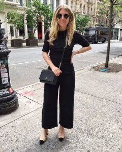 65 Beautiful Black Culottes Outfit Ideas To Try - GlossyU